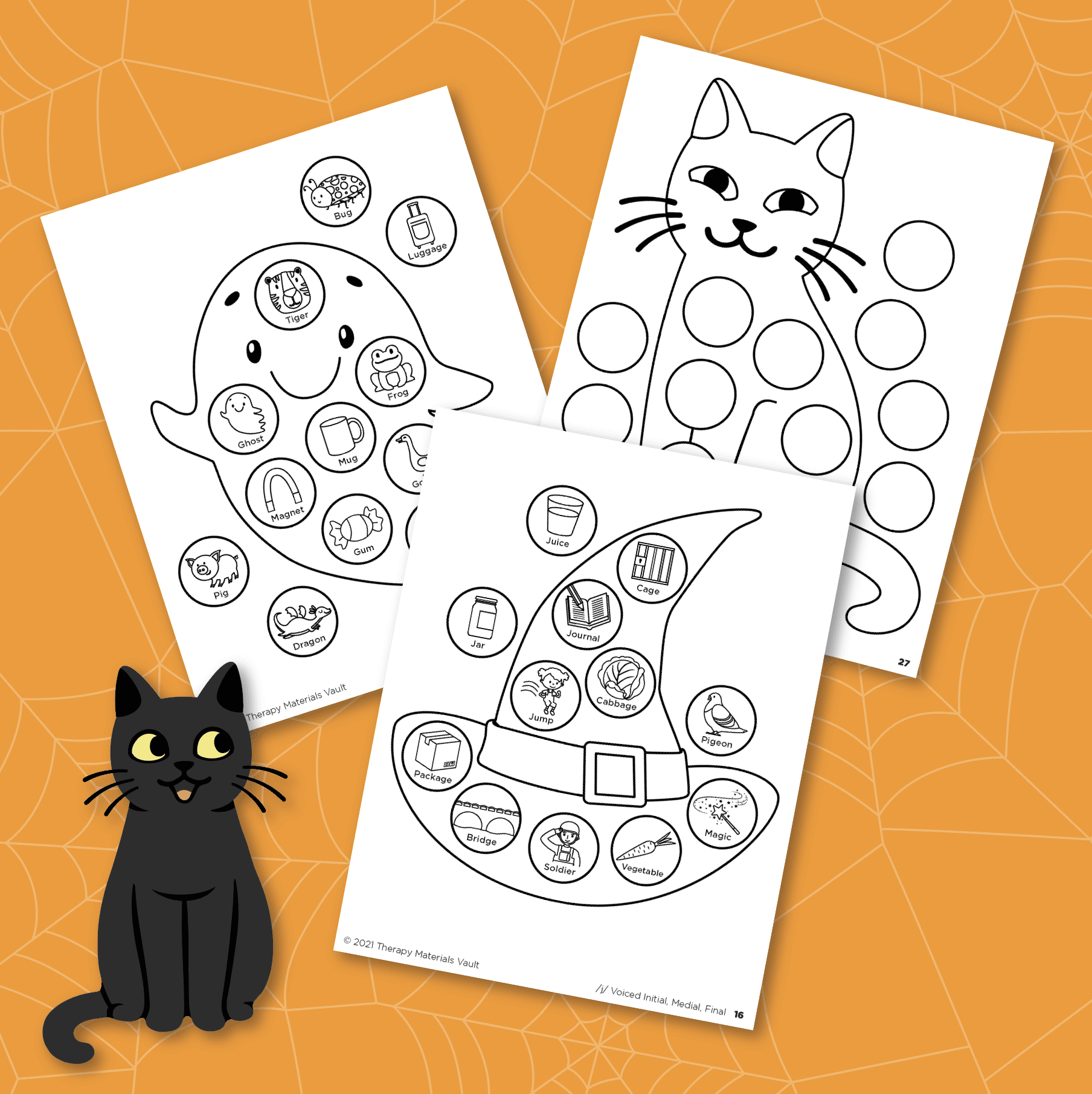 Halloween Articulation Dot Marker Packet | TMV