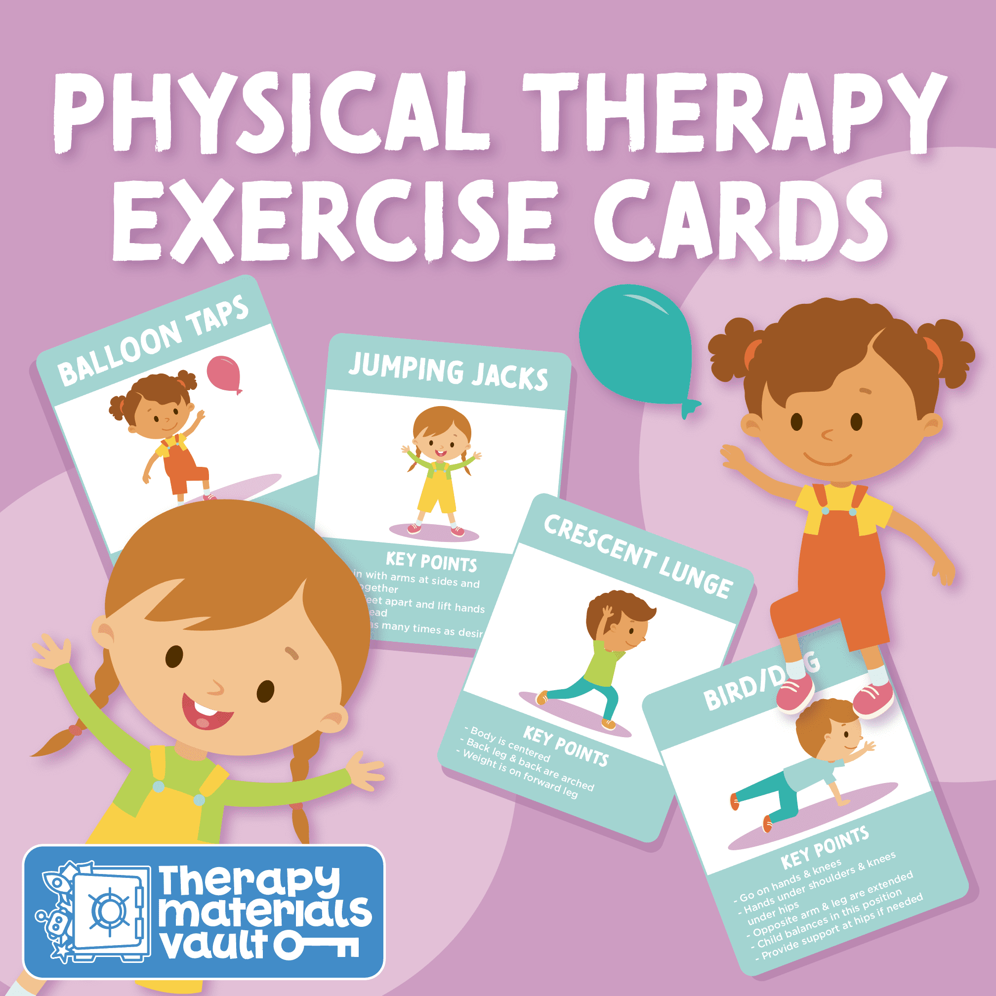 Physical Therapy Exercise Cards | TMV