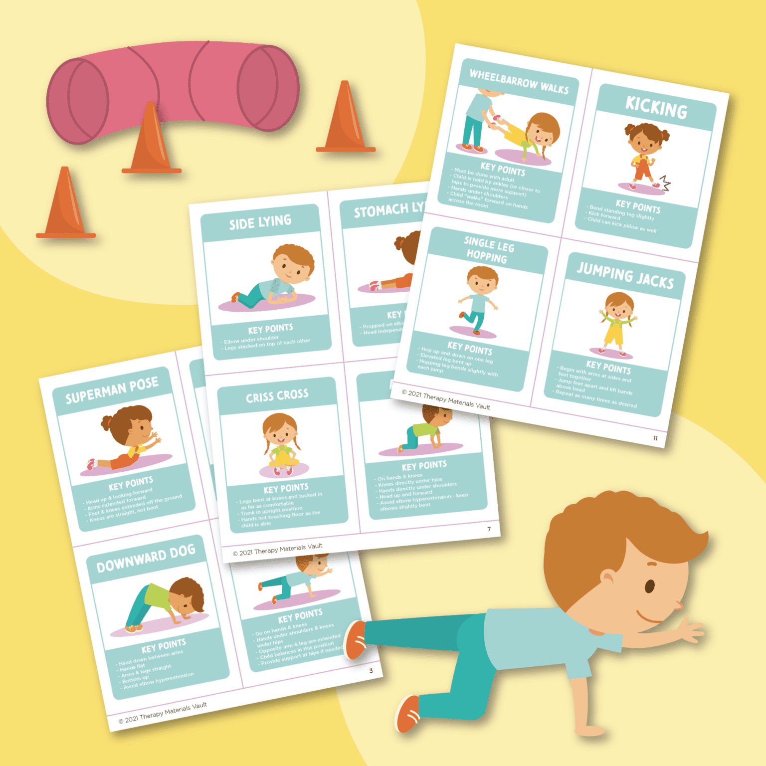 Physical Therapy Exercise Cards | TMV