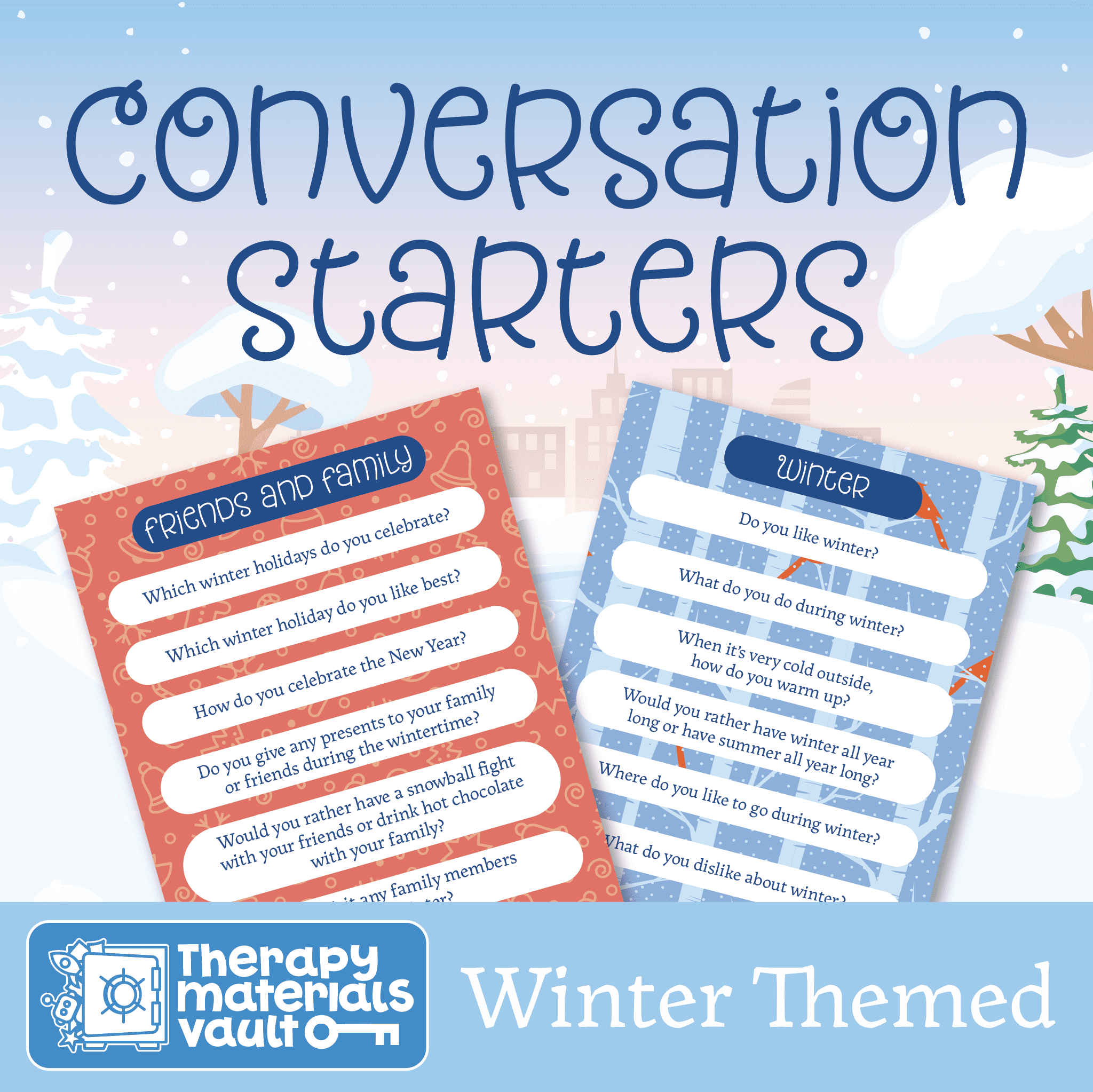 Conversation Starters (Winter Themed) | TMV