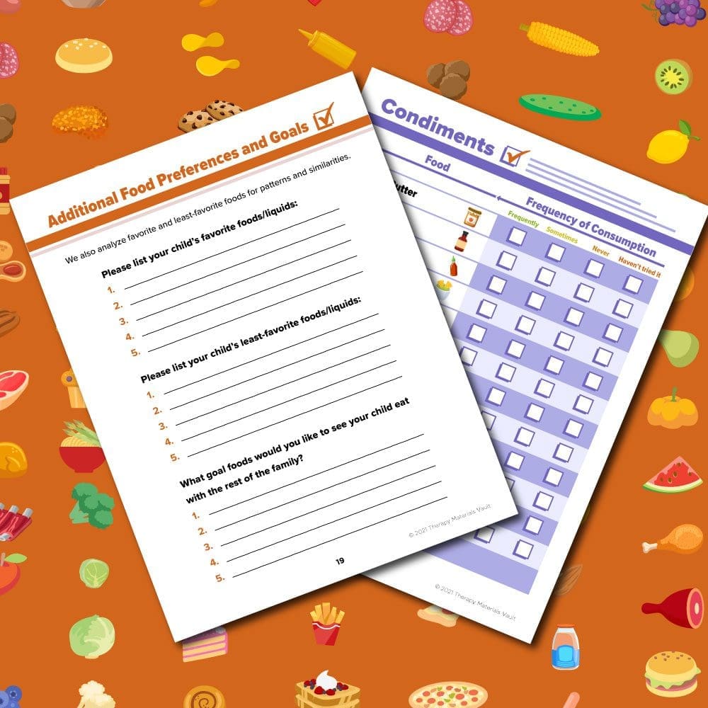 Food Inventory for Feeding Therapy | TMV