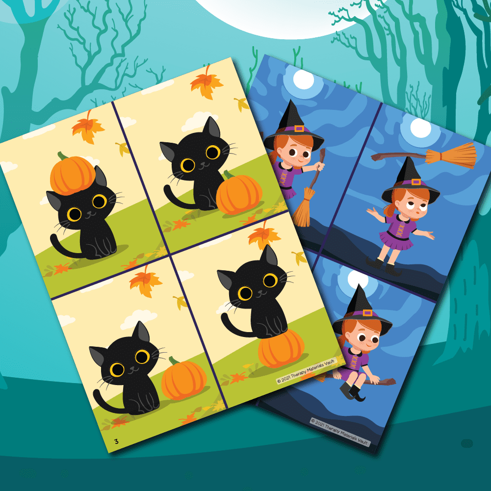 Spooky Preposition Practice Cards: Halloween Edition | TMV