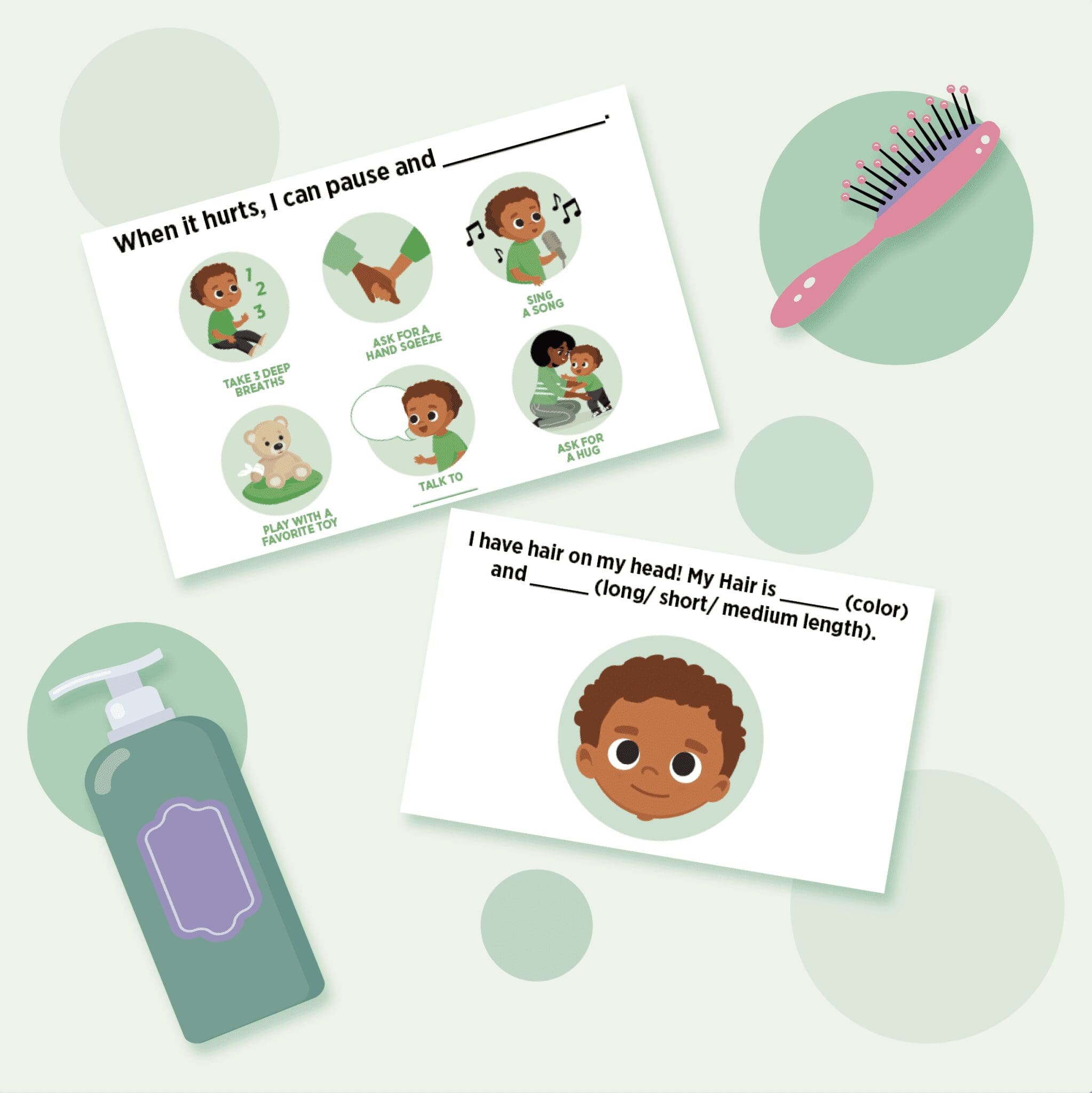 Social Story: I Can Brush My Hair! | TMV
