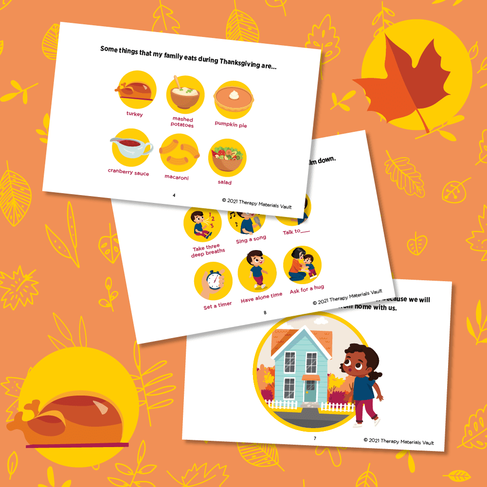 Social Story: I Can Have a Fun Thanksgiving! | TMV