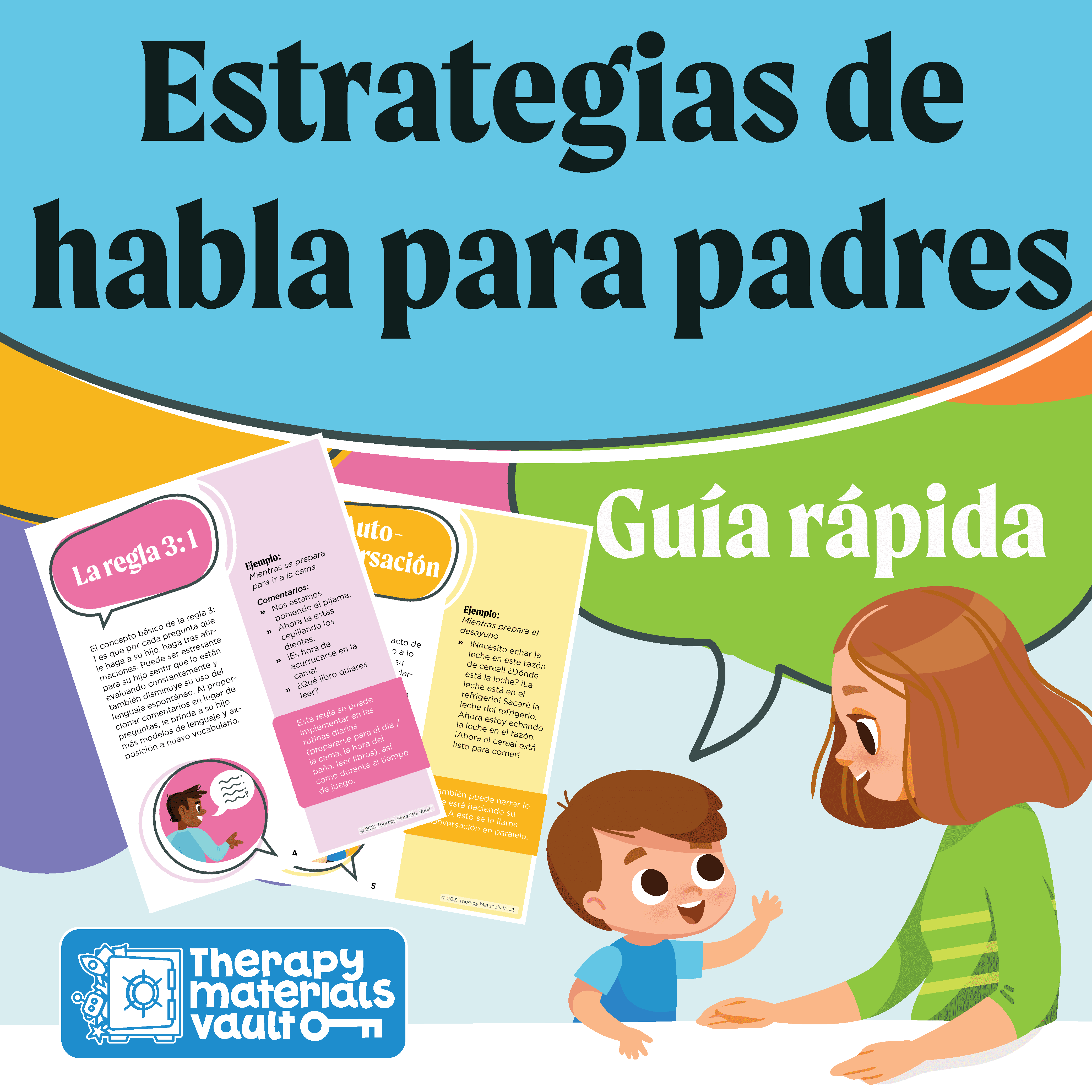 Estrategias de habla para padres: Guía rápida (Parent Speech Strategies ...
