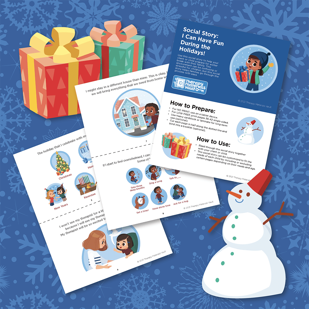 Social Story: I Can Have Fun During the Holidays! | TMV