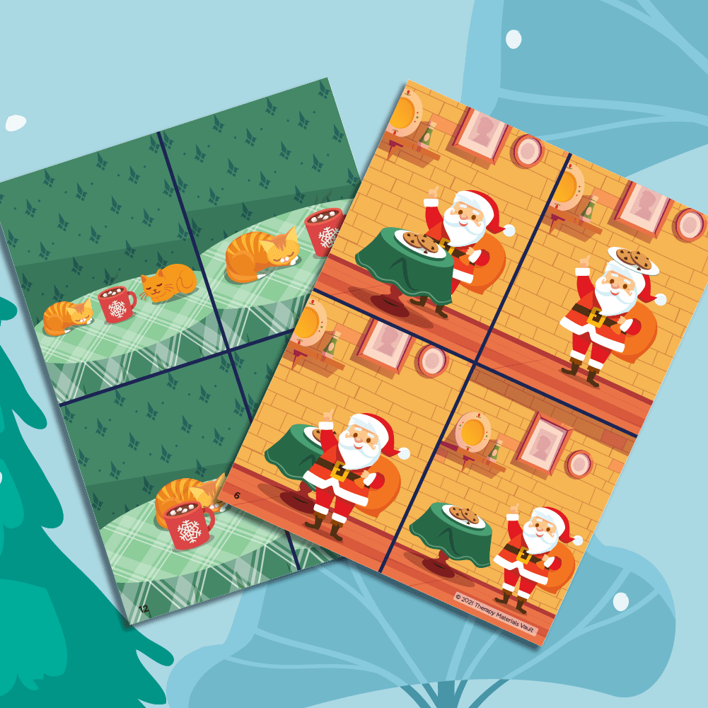 Winter Wonderland Preposition Practice Cards | TMV