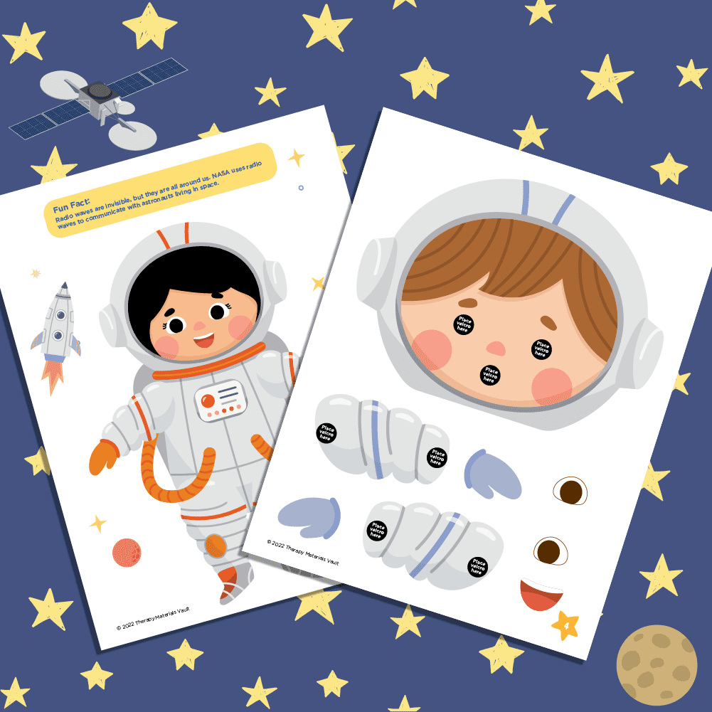 Body Builder Activity: Build an Astronaut! | TMV