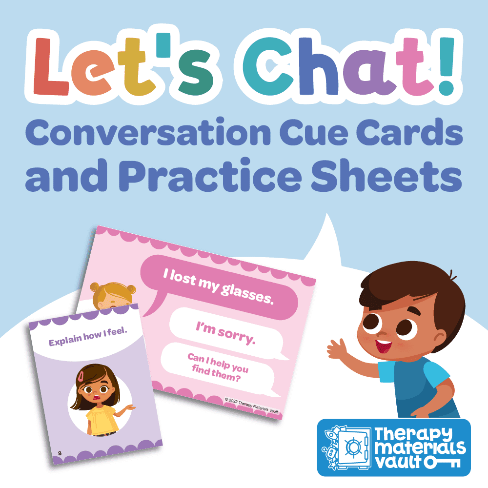 Let’s Chat!: Conversation Cue Cards and Practice Sheets | TMV