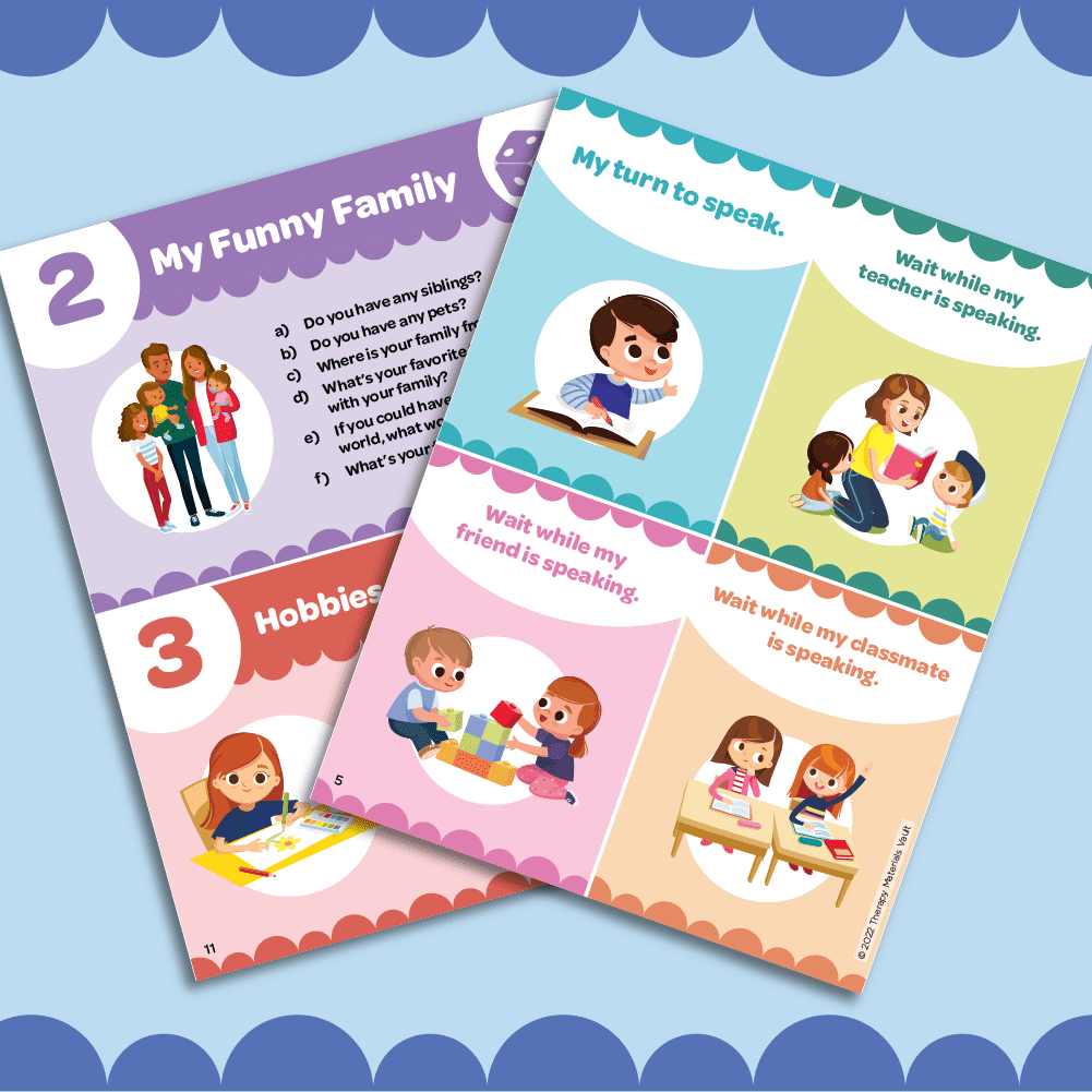 Let’s Chat!: Conversation Cue Cards and Practice Sheets | TMV