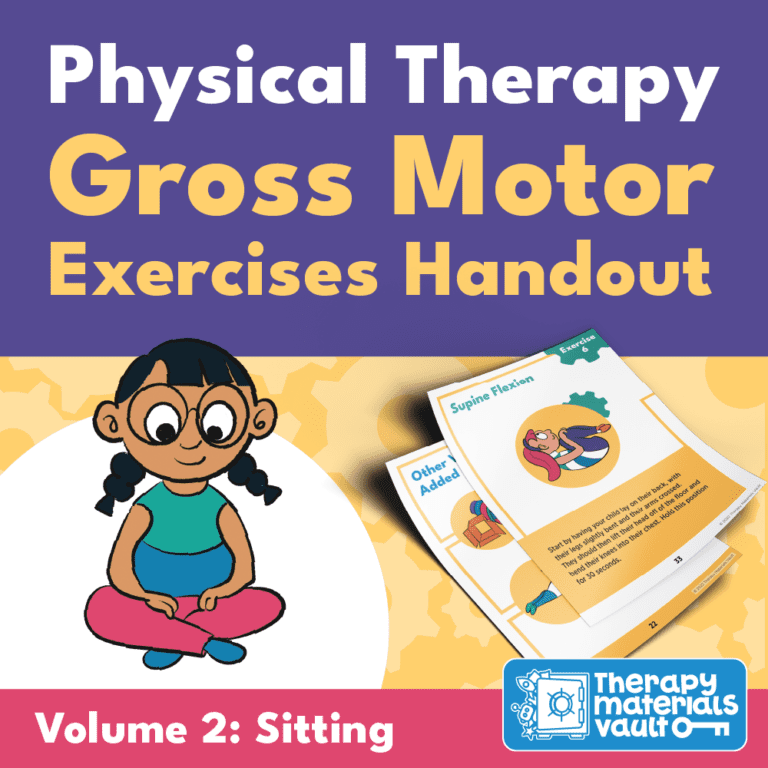 Physical Therapy Gross Motor Exercises Handout Volume 1 (Standing) | TMV