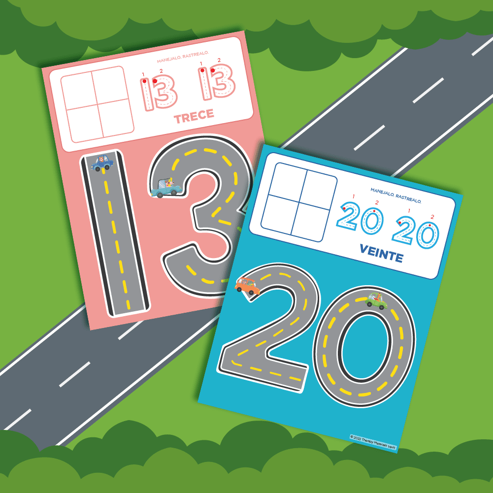 Ruta De Números (Road Number Mats) | TMV