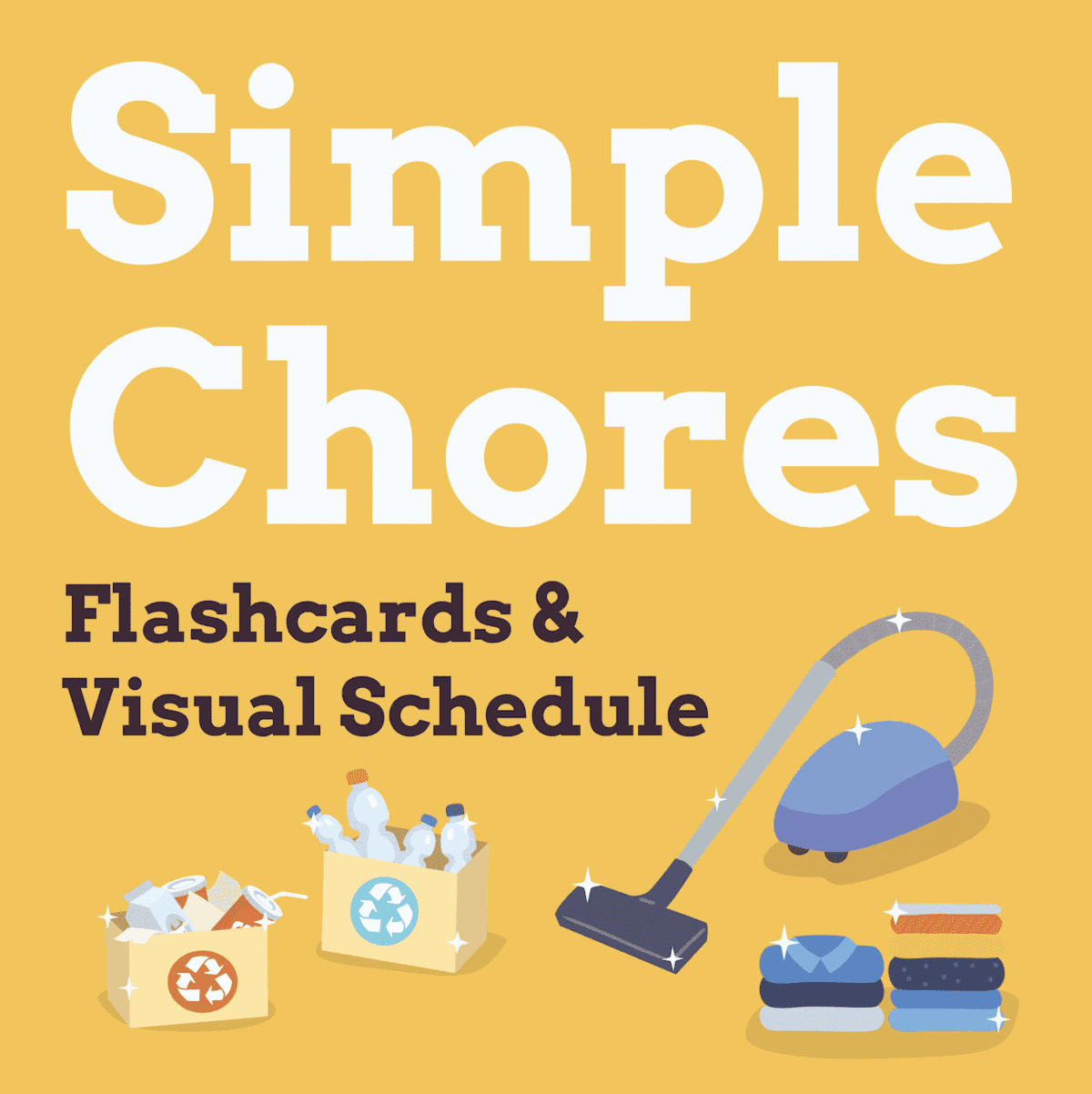 Simple Chores: Flashcards & Visual Schedules | TMV