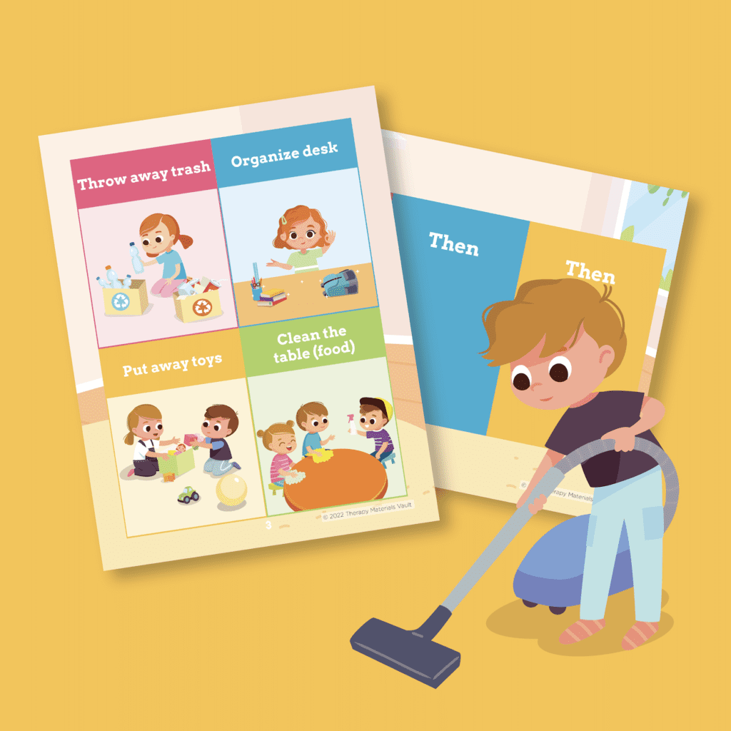 Simple Chores: Flashcards & Visual Schedules | TMV