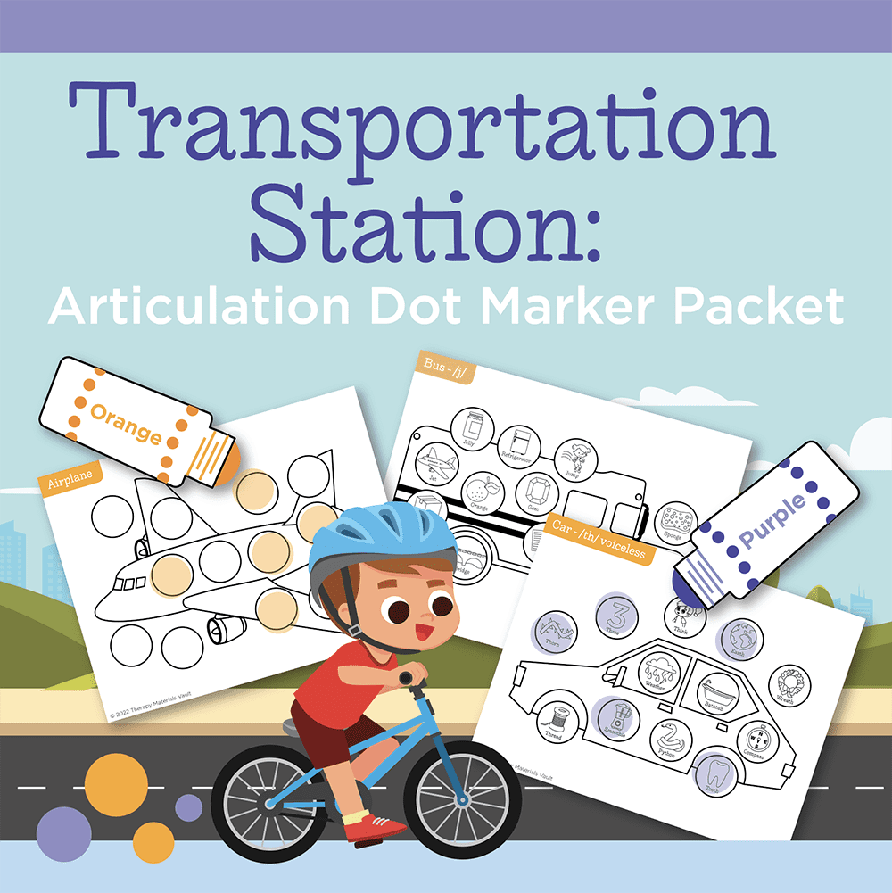 Articulation Activities | Therapy Materials Vault