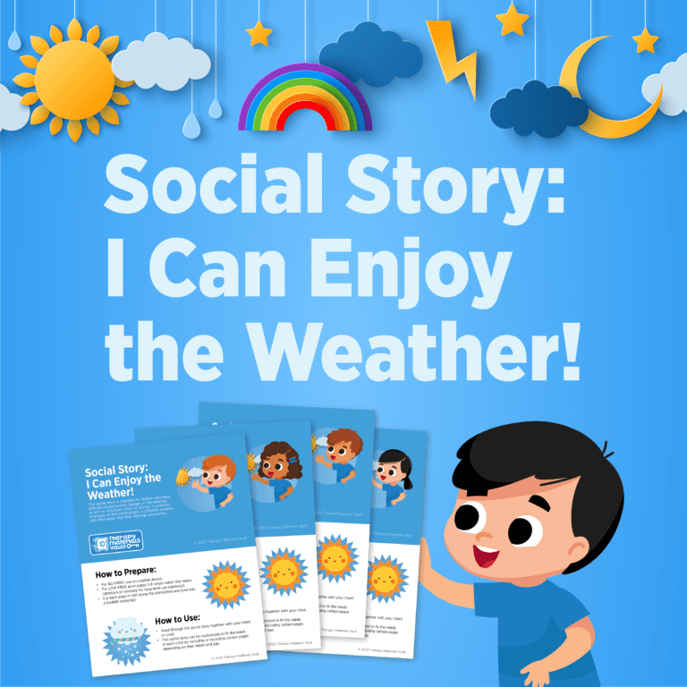 Social Story: I Can Enjoy the Weather! | TMV