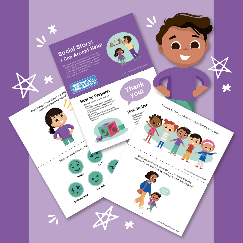 Social Story: I Can Accept Help! | TMV