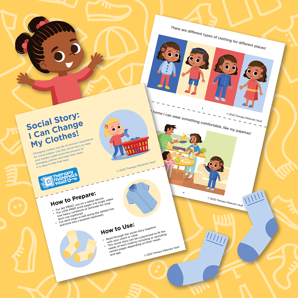 Social Story: I Can Change My Clothes! | TMV