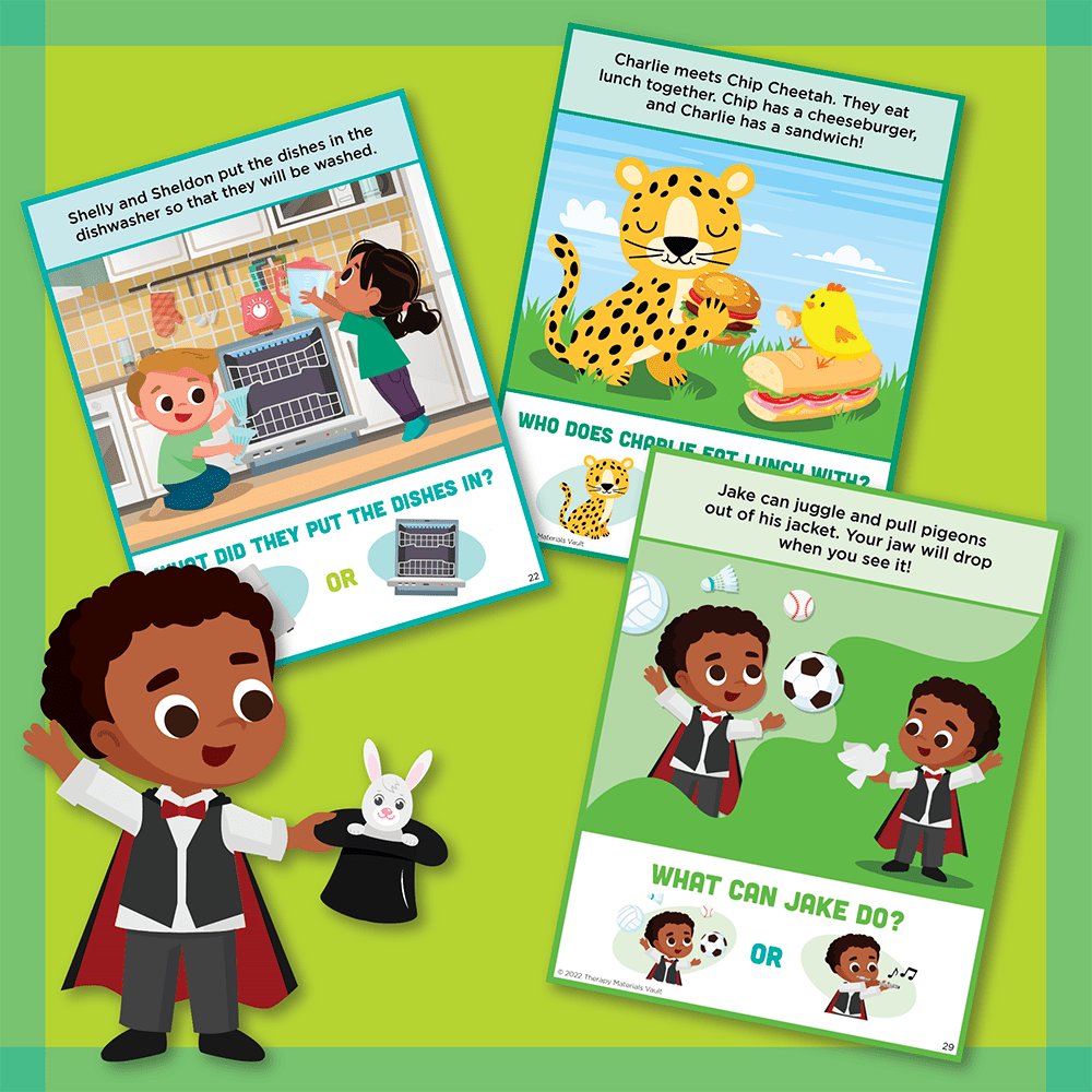 Articulation Short Stories: Target /sh/, /ch/, and /j/ | TMV