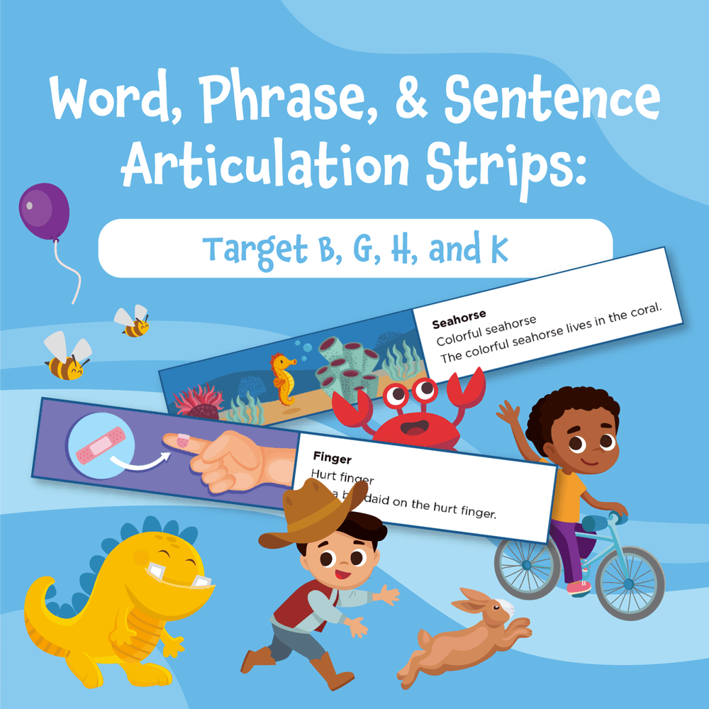 Articulation Activities | Therapy Materials Vault