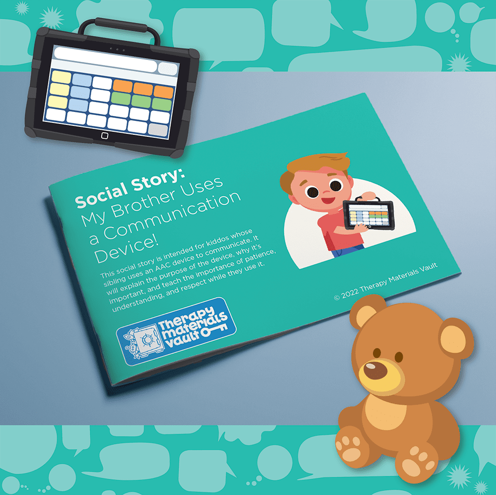 Social Story: My Brother Uses a Communication Device! (AAC Device) | TMV