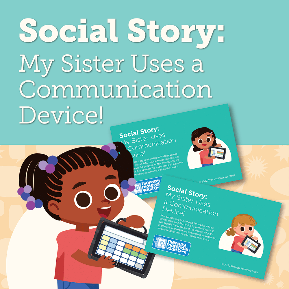 Social Story: My Sister Uses a Communication Device! (AAC Device) | TMV