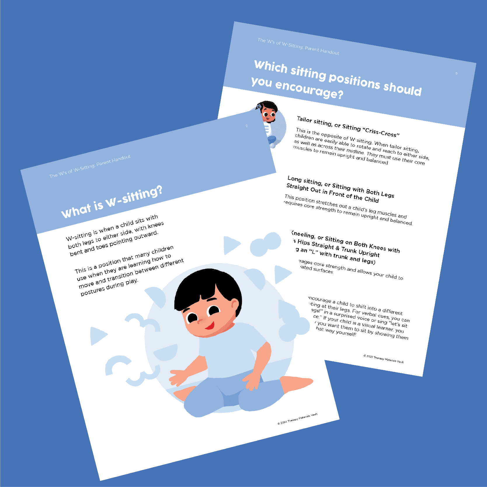 The W’s of W-Sitting: Parent Handout | TMV